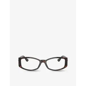 Versace Ve3343 Irregular Eyeglasses - Brown