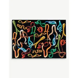 SELETTI Snakes Woven Rug 200 X 280cm - One-color