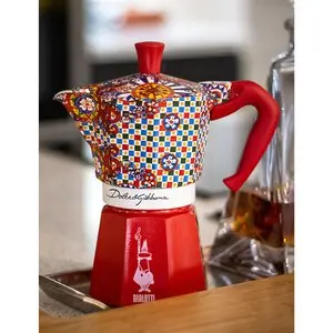 BIALETTI X Dolce & Gabbana Moka Express Six-cup Aluminium Espresso Maker - Multi