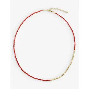 Monica Vinader Mini Nugget Necklace - Red