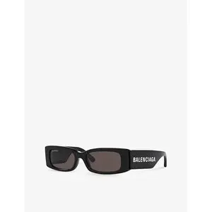 Balenciaga Bb0260s Rectangle-frame Sunglasses
