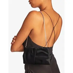 JIMMY CHOO Bonny Satin Clutch