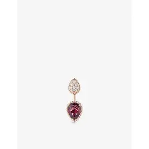 Boucheron Serpent Bohème Single Earring - Rhodolite
