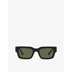Giorgio Armani Rectangular Sunglasses - Black