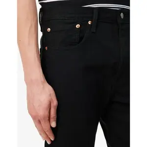 LEVI'S 501 Straight-leg Mid-rise Jeans - Black 80701