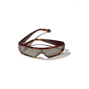 Chanel Shield Sunglasses - Brown