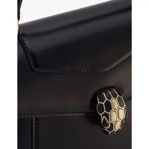 BVLGARI Serpenti Forever Top-handle Bag - Black