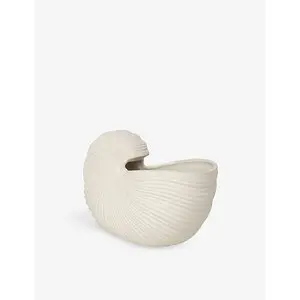 FERM LIVING Shell-shaped Stoneware Pot 31cm