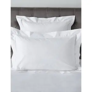 THE WHITE COMPANY Cavendish Cotton Pillowcase King White/black