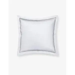 THE WHITE COMPANY Cavendish Cotton Pillowcase - White/mink