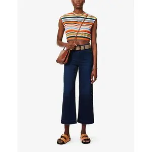 Paige Anessa Ankle Wide-leg Denim Jeans