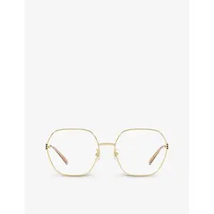 Gucci Gg1285o Square-frame Optical Glasses - Green