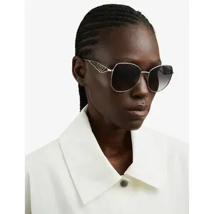 Prada Aviator Sunglasses - Silver