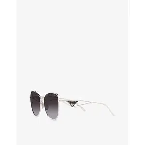 Prada Aviator Sunglasses - Silver