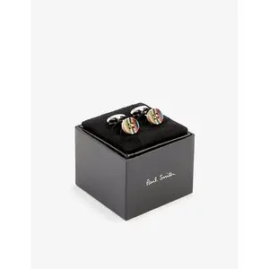 Paul Smith Button Zinc-plated&nbsp;copper And Resin Cufflinks