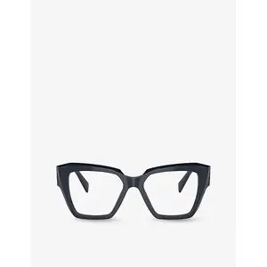 Prada Pr 09zv Square-frame Optical Glasses - Blue