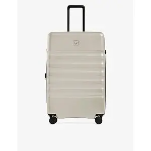 ANTLER Icon Stripe Large Hard-shell Polycarbonate Suitcase 78.5cm - Taupe