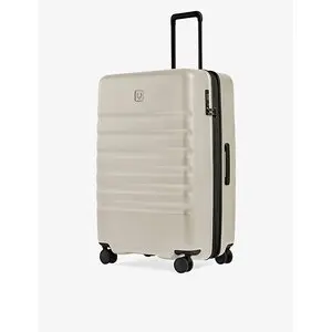 ANTLER Icon Stripe Large Hard-shell Polycarbonate Suitcase 78.5cm - Taupe