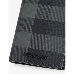 Burberry Check-pattern Coated-canvas Cardholder