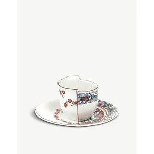 SELETTI Tamara Hybrid Porcelain Coffee Cup And Saucer - One-color