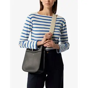 Soeur Cheri Leather Tote Bag - Black