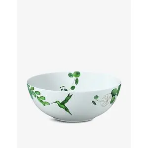 VILLEROY & BOCH Avarua Leaf-print Porcelain Salad Bowl 23cm - One-color