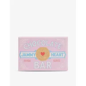 THE CHOCOLATE GIFT COMPANY Ever So Jammy Heart White Chocolate Bar 80g - One-color