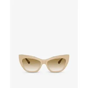 Dolce & Gabbana Dolce & Gabbana DG4417 Cat-Eye Sunglasses Cream