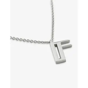 Monica Vinader Letter Pendant Necklace - Sterling Silver