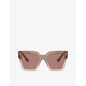 Versace Ve4458 Butterfly-frame Sunglasses - Tan