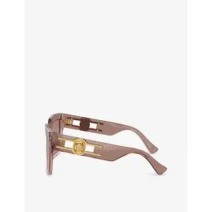 Versace Ve4458 Butterfly-frame Sunglasses - Tan