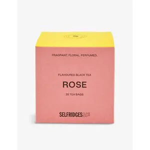 SELFRIDGES SELECTION Rose Flavoured Tea Bags Pack Of 20 - One-color