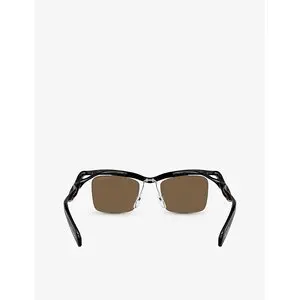Prada Pr A15s Rectangle-frame Sunglasses