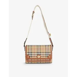 Burberry Check-print Flap Cross-body Bag - Briar Brown