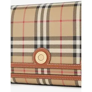Burberry Check-print Flap Cross-body Bag - Briar Brown