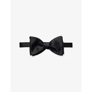 Eton Eton Self-Tied Silk Bow Tie Black