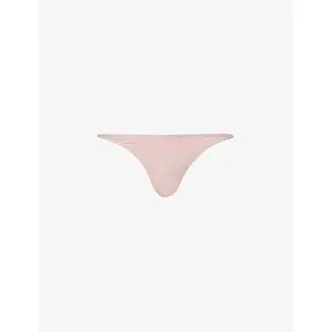 Calvin Klein Sculpt Mid-rise High-leg Stretch-nylon Briefs - Subdued