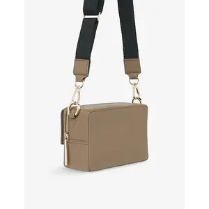 Whistles Bibi Leather Crossbody Bag - Khaki/olive