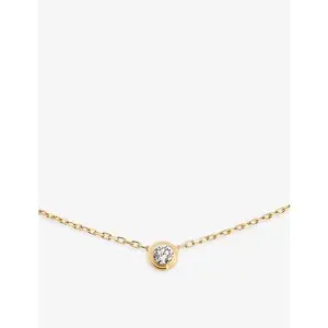 Cartier D'amour Large Yellow Gold Diamond Necklace