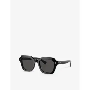 Oliver Spencer Ov5526su Kienna Square-frame Sunglasses - Black