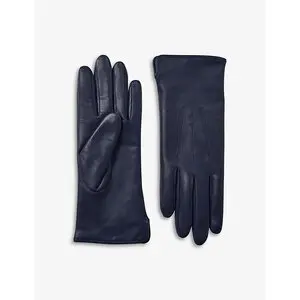 ASPINAL OF LONDON Leather Gloves - Navy