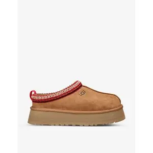 UGG Tazz Suede And Shearling Slippers - Tan