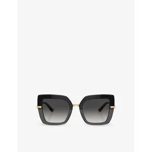 Dolce & Gabbana Dg4373 Square-frame Sunglasses - Black
