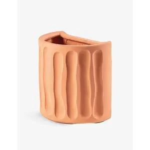 SELETTI Magna Graecia Terracotta Wall Vase 25cm - One-color