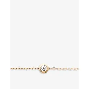 Cartier D'amour 18ct And 0.13ct Diamond Bracelet - Yellow Gold