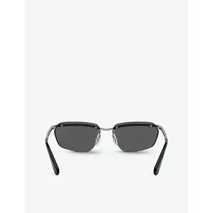 SWAROVSKI Gem-embellished Rectangle Sunglasses