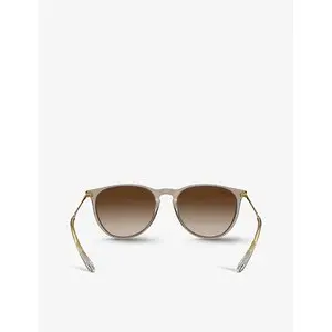 Ray-ban Round-frame Acetate Sunglasses - Tan