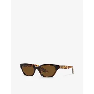 Oliver Spencer Rectangle-frame Acetate Sunglasses
