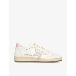 GOLDEN GOOSE Ball Star Logo-print Leather Low-top Trainers - White/oth