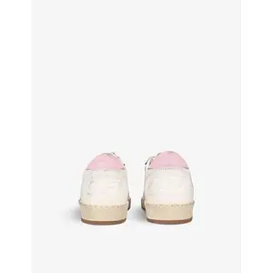 GOLDEN GOOSE Ball Star Logo-print Leather Low-top Trainers - White/oth